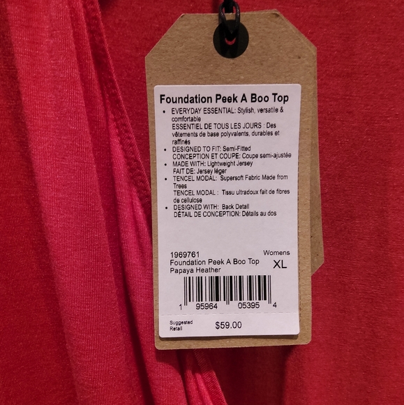 Prana | Tops | Prana Womens Foundation Peek A Boo Top | Poshmark